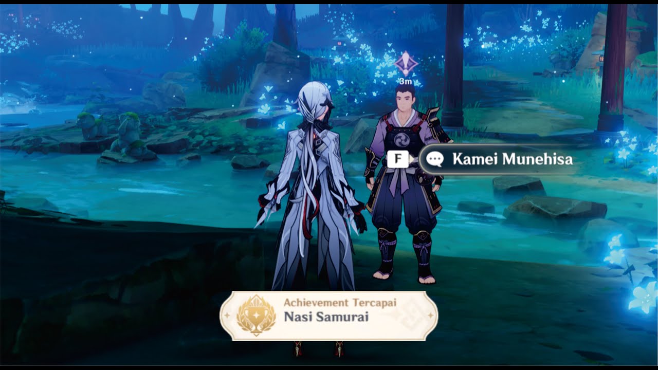 Hidden Achievement Daily Quest Inazuma - Nasi Samurai (Genshin Impact ...