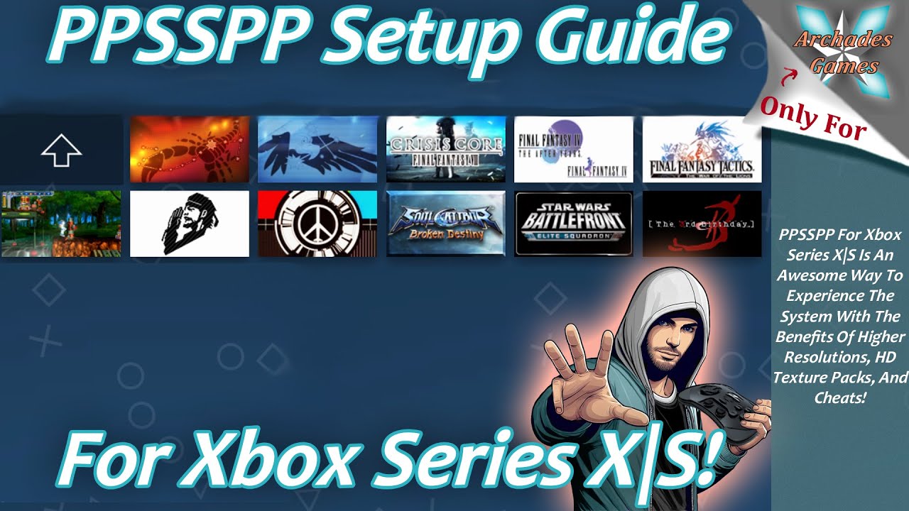 [Xbox Series X|S] PPSSPP Setup Guide - PSP Games Rock On Xbox! - YouTube