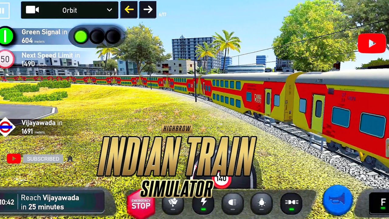 Chennai to Tatanagar with double decker express indian train simulator ...