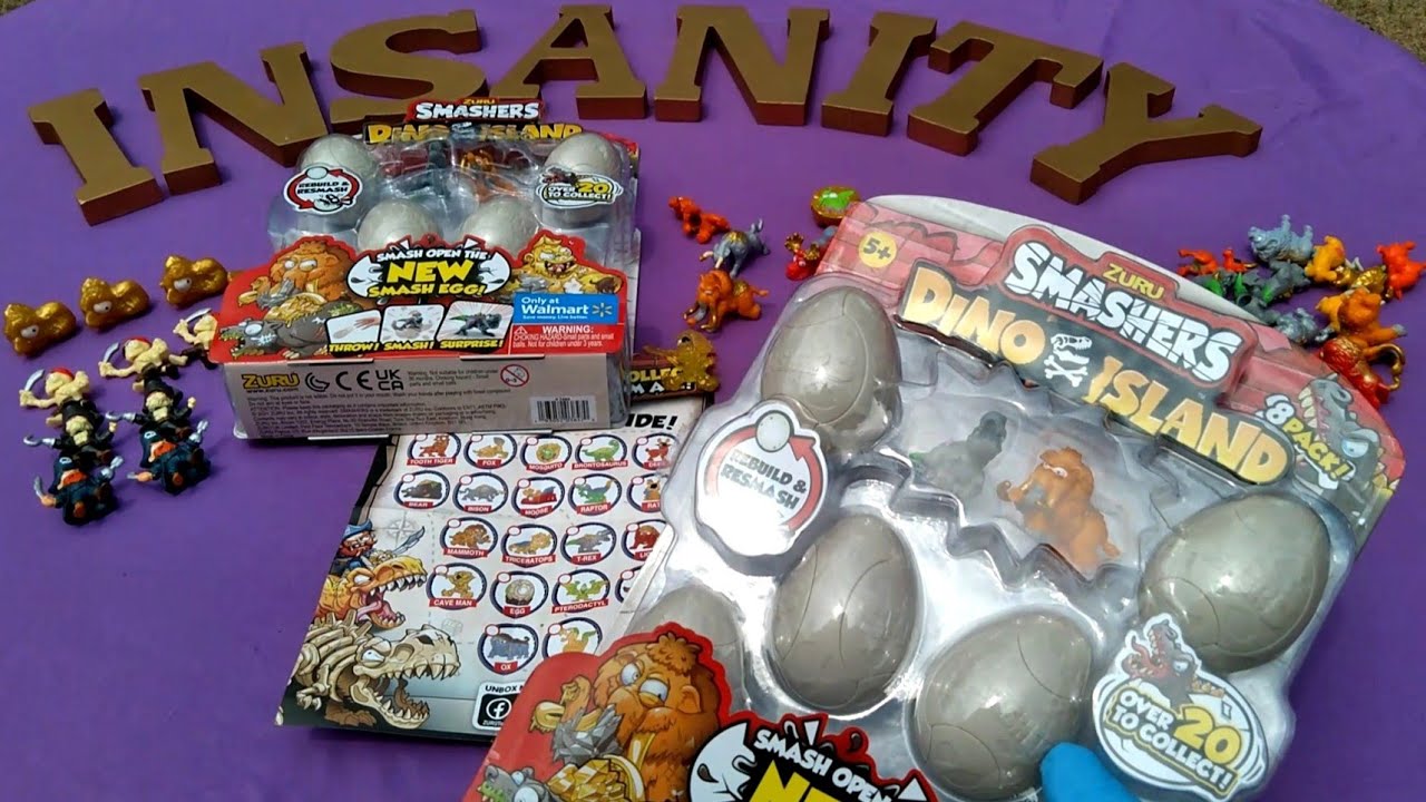 SMASHERS! Series 5, Round 9! Dino Island! - YouTube