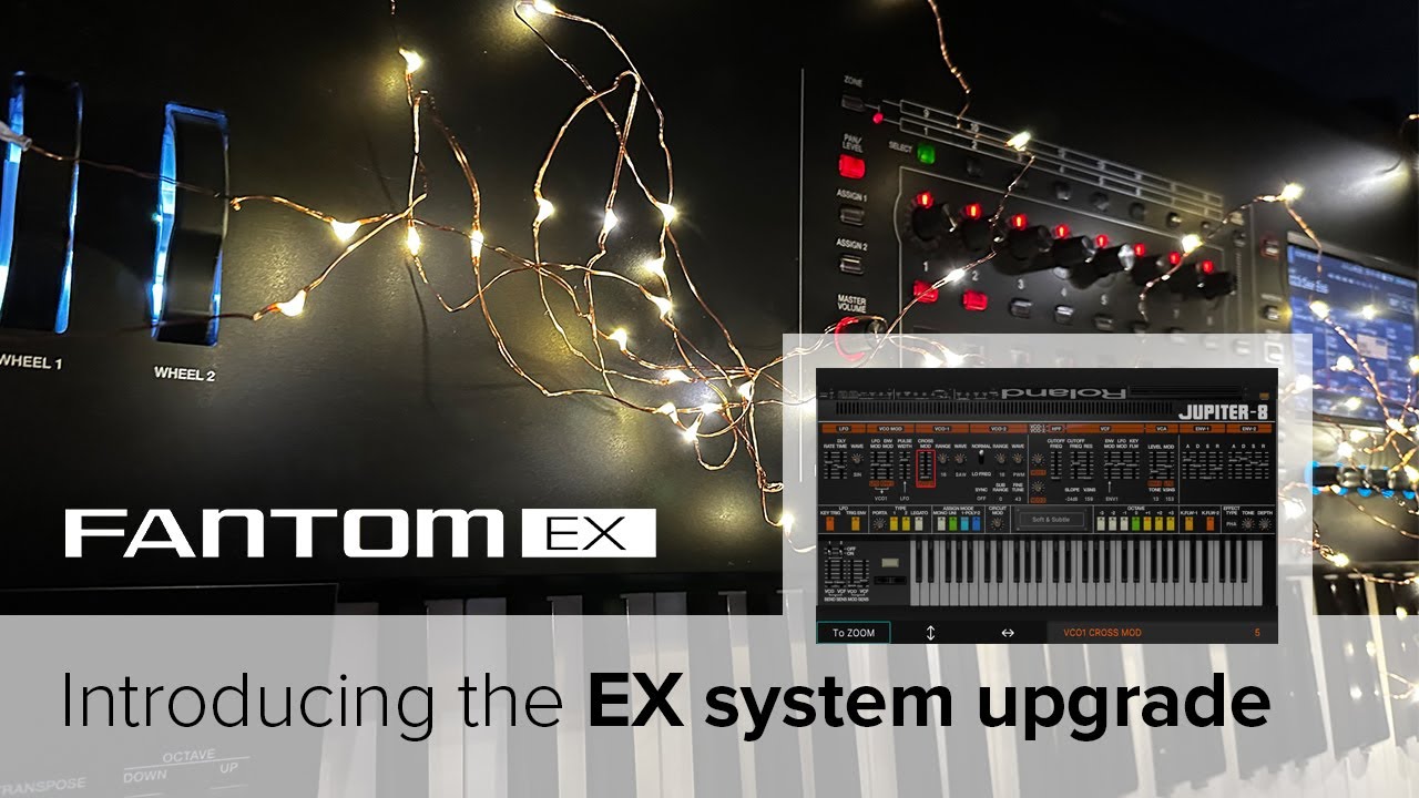 Roland Fantom EX update - All the new system features - YouTube