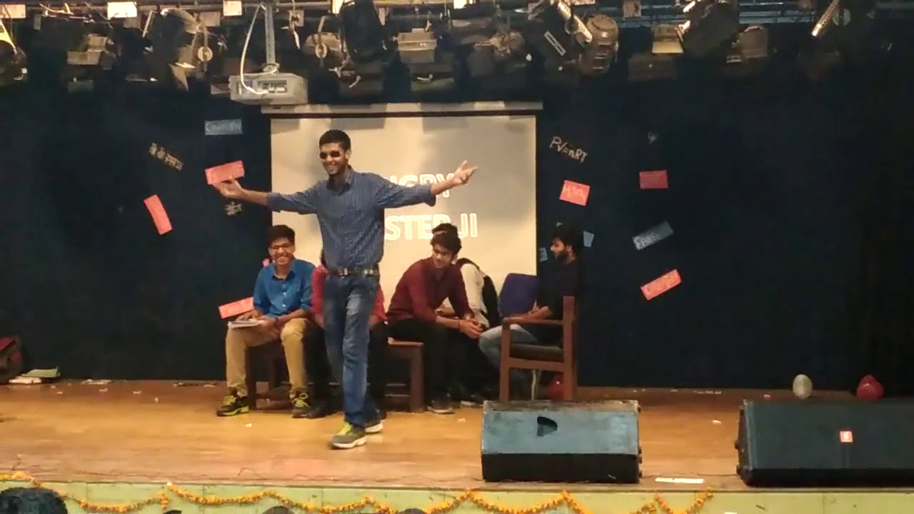 Fresher party funny skit by chemistry honours students - YouTube