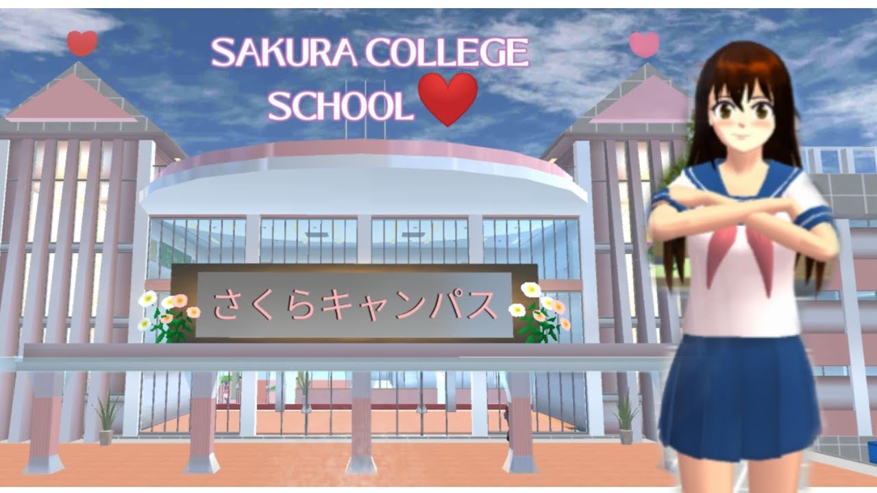 SAKURA COLLEGE SCHOOL (prop's I'd) cute school tour |SAKURA School ...