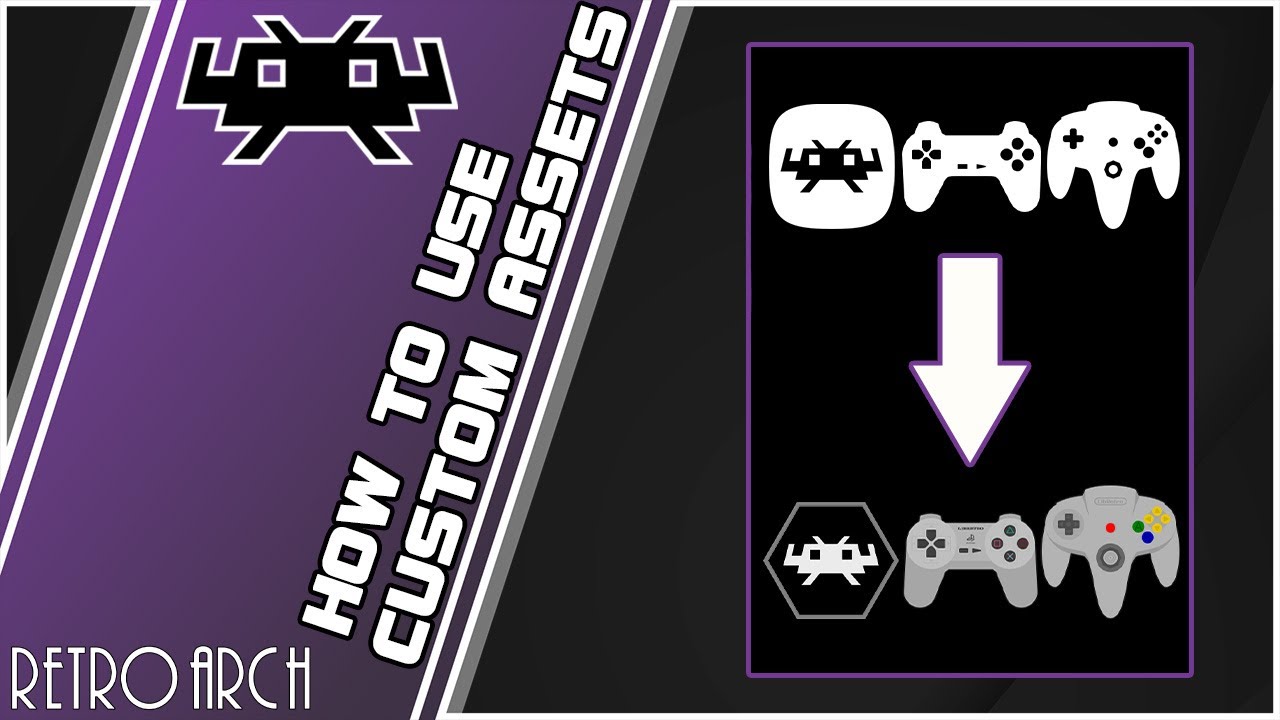 How To Use Custom Assets In RetroArch [Ozone | XMB] - YouTube