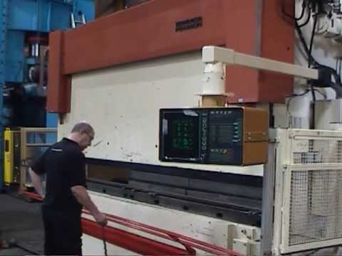 EDWARDS PEARSON RT4 HYDRAULIC DOWNSTROKE PRESS BRAKE - YouTube