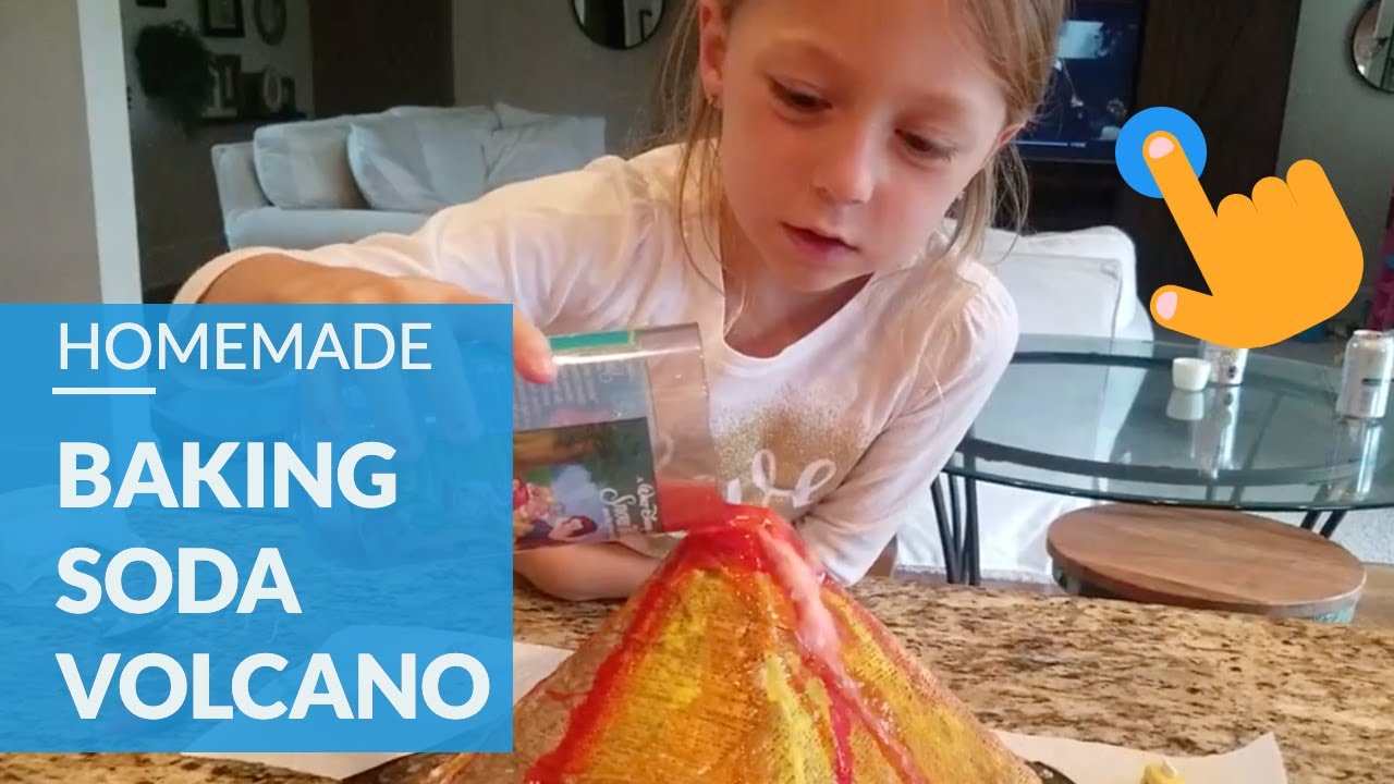 HOMEMADE BAKING SODA AND VINEGAR Volcano Kids Experiment YouTube homemade-baking-soda-and-vinegar-volcano-kids-experiment-youtube