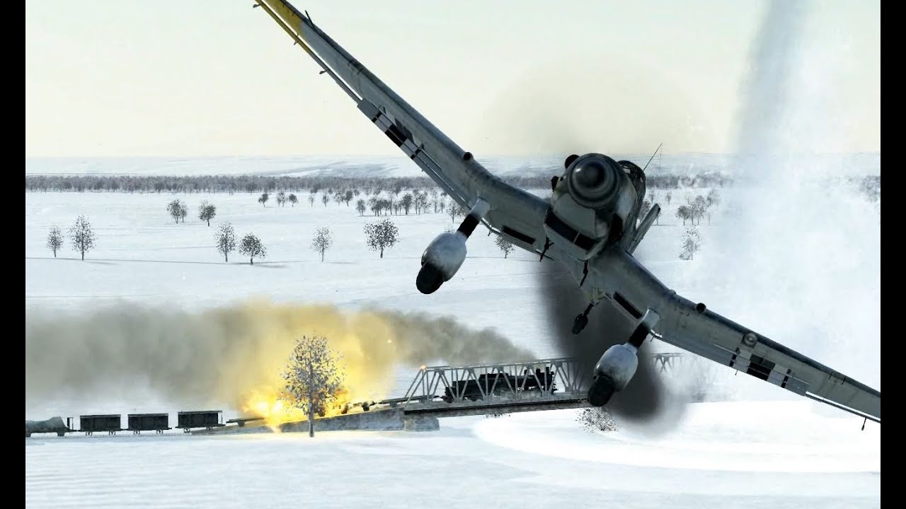 IL-2 Sturmovik: Battle of Stalingrad - Steam Train and Bridge Blown Up ...
