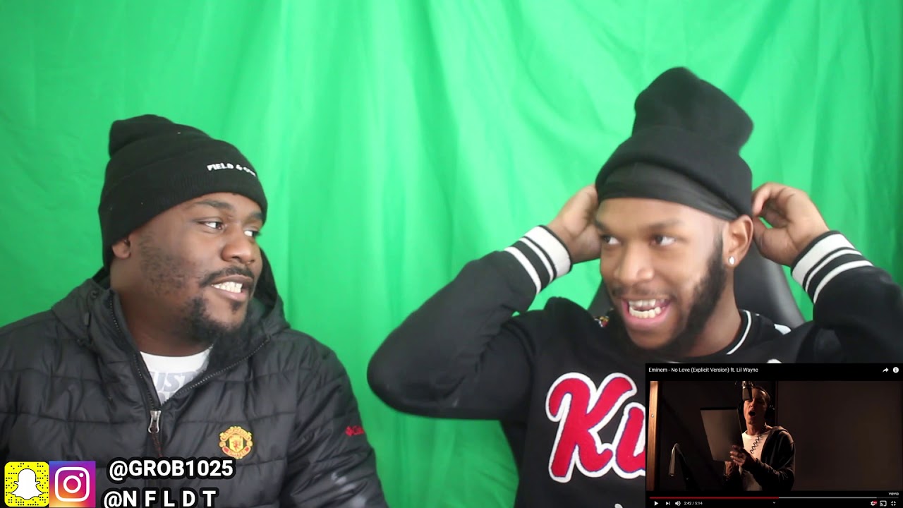 EMINEM VS. LIL WAYNE WHO WINS? NO LOVE (REACTION) - YouTube