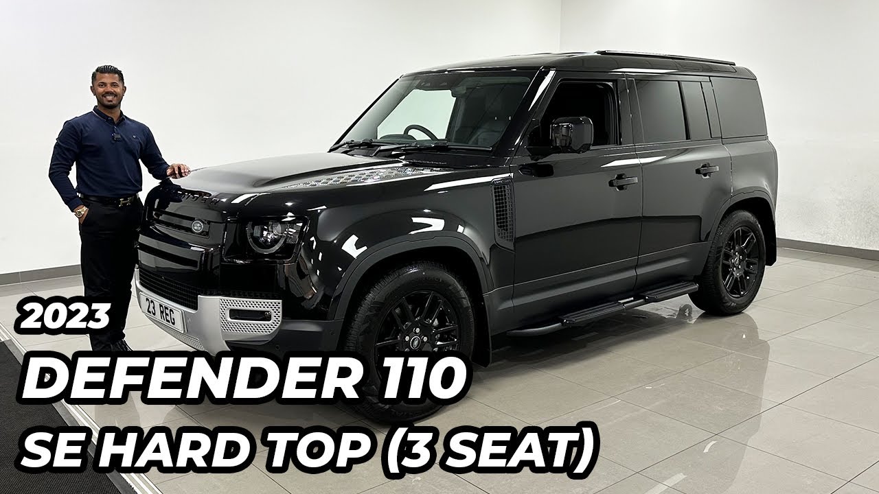2023 Land Rover Defender 110 SE Hard Top (3 Seat) (VAT Q) - YouTube