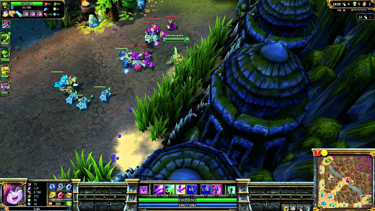 League of Legend Lulu Gameplay [HD] #017 - YouTube