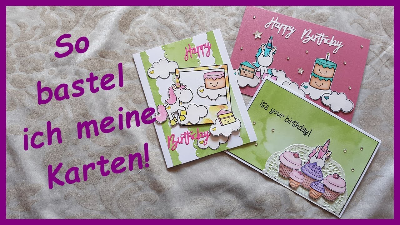 Watch me Craft - Ich zeige euch wie ich meine Karten mache - YouTube