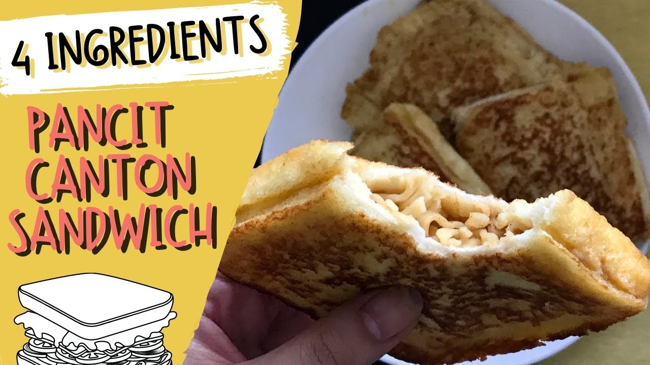 PANCIT CANTON SANDWICH | Homemade Snack | Affordable Pinoy Snacks ...
