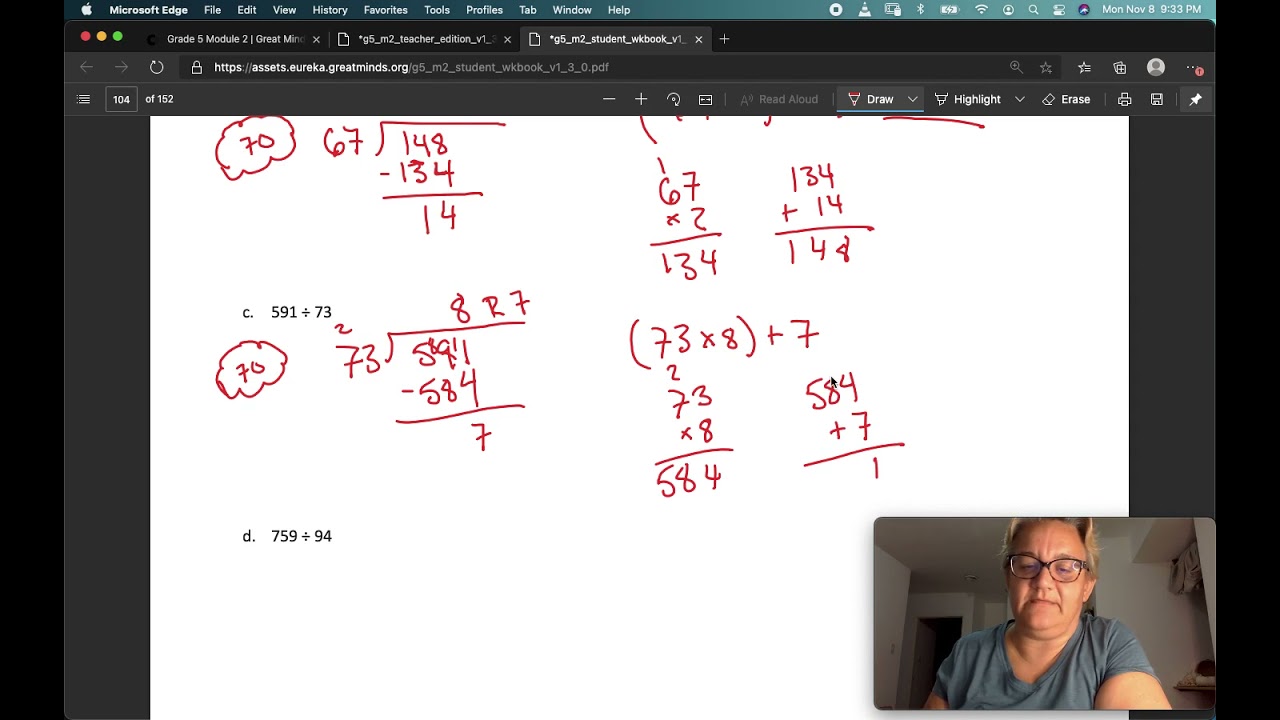 Eureka Math Grade 5 Module 2 Lesson 21 Problem Set - YouTube