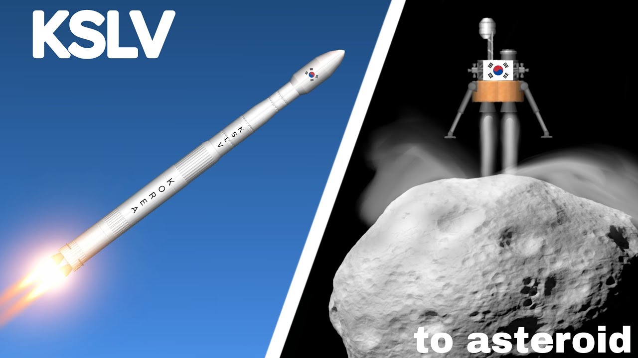 KSLV And Lander To Asteroid | SFS Mobile - YouTube
