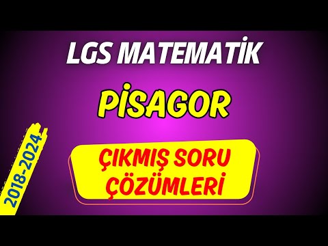 LGS Pisagor Çıkmış Sorular | Detaylı Çözümlerle Hazırlık / 8.Sınıf Matematik