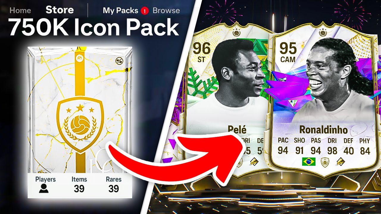 750K ICON PACKS & LEVEL 40 ICON PICKS! 😳 FC 24 Ultimate Team - YouTube