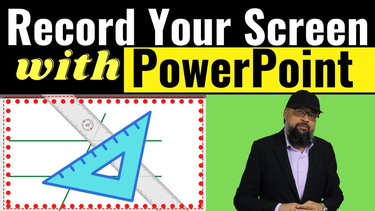 How to Record Screen Using PowerPoint - YouTube