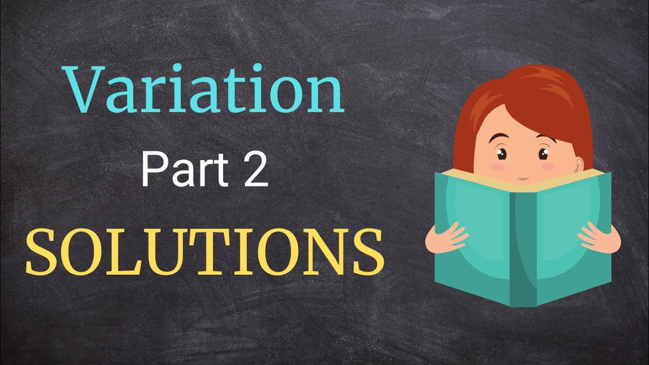 Variation class 10 Part 2 | Solutions | Variation class 10 in Hindi ...