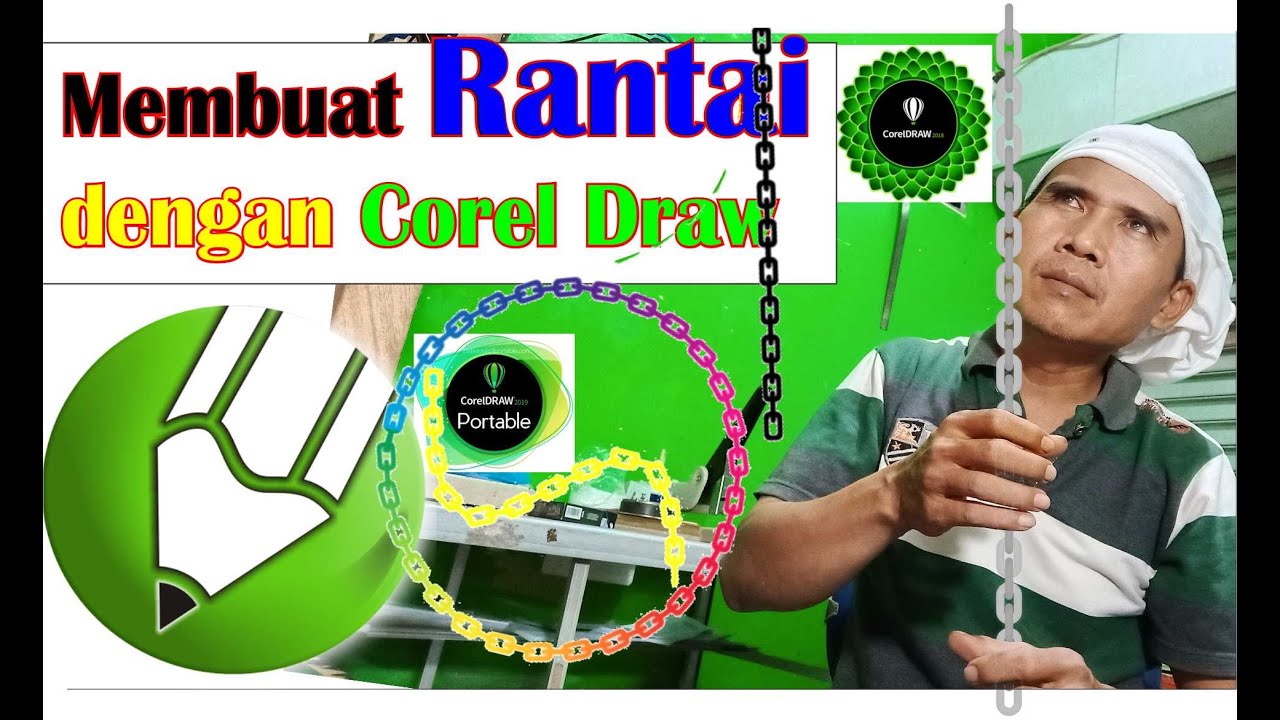 Cara membuat Rantai dengan Corel Draw - YouTube