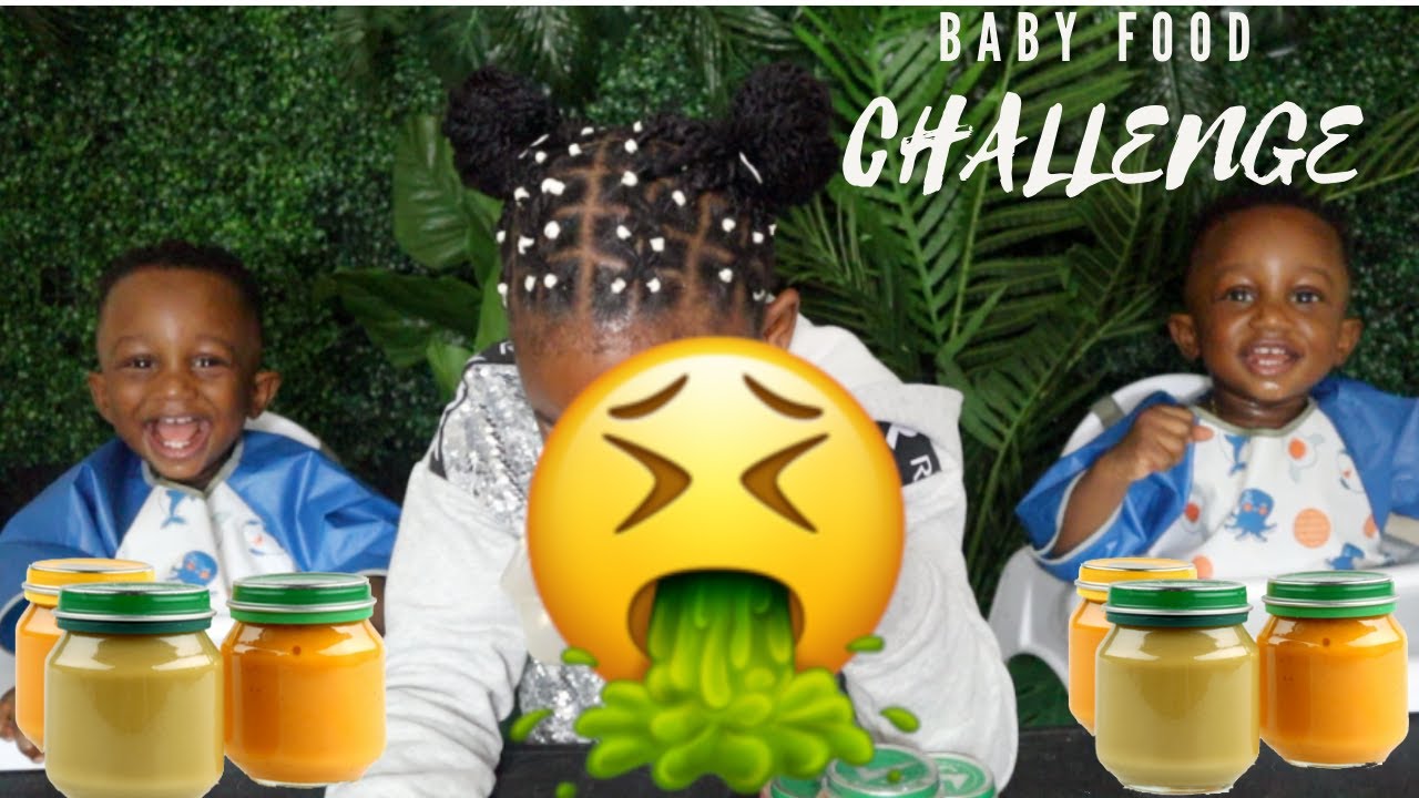 BABY FOOD CHALLENGE | TWINS EDITION*** VOMIT ALERT*** - YouTube