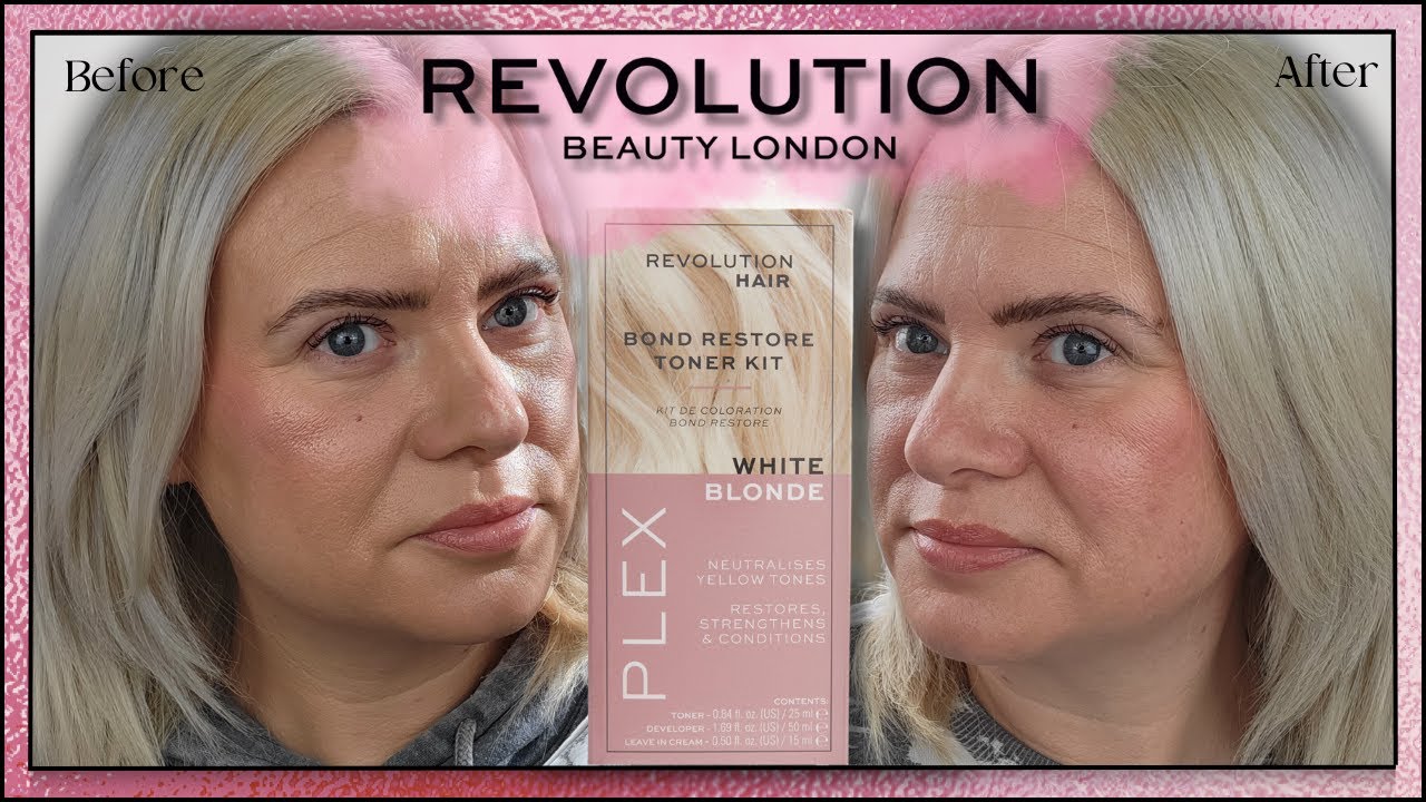 REVOLUTION HAIR PLEX TONER WHITE BLONDE *Does It Get Rid Of Brassy Hair??* | Clare Walch - YouTube