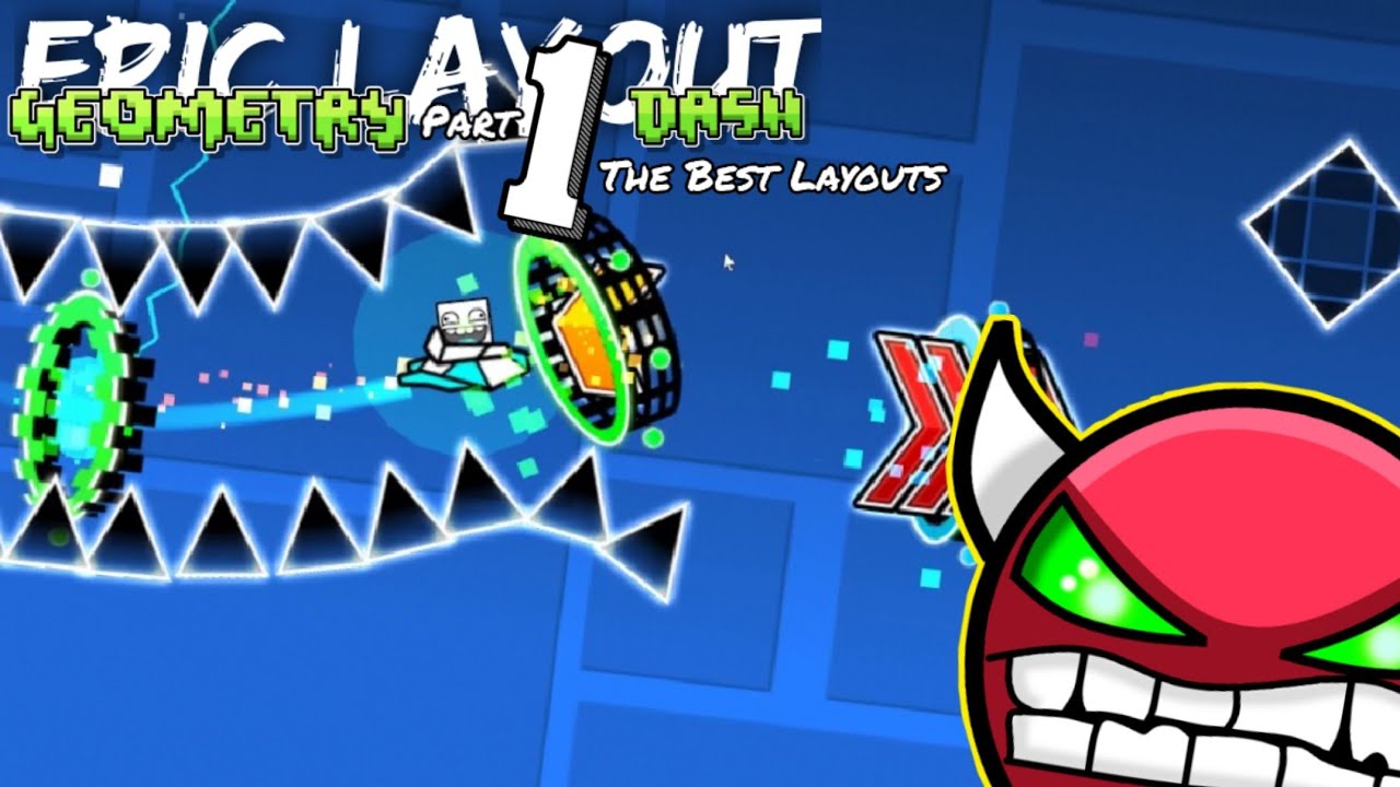 EPIC LAYOUT 1 - Les Meilleurs Layouts | Geometry Dash 2.11 - YouTube