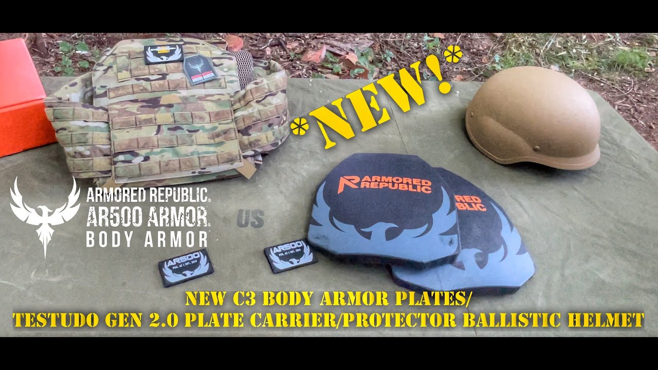 New!!! C3 Body Armor Plates from AR500 Armored Republic - YouTube