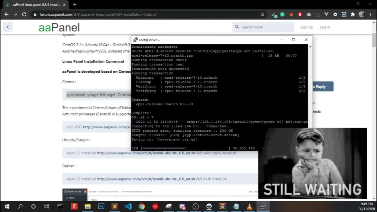 How to install aapanel and host a site Free Cpanel Alternative for VPS server aaPanel Guide ...