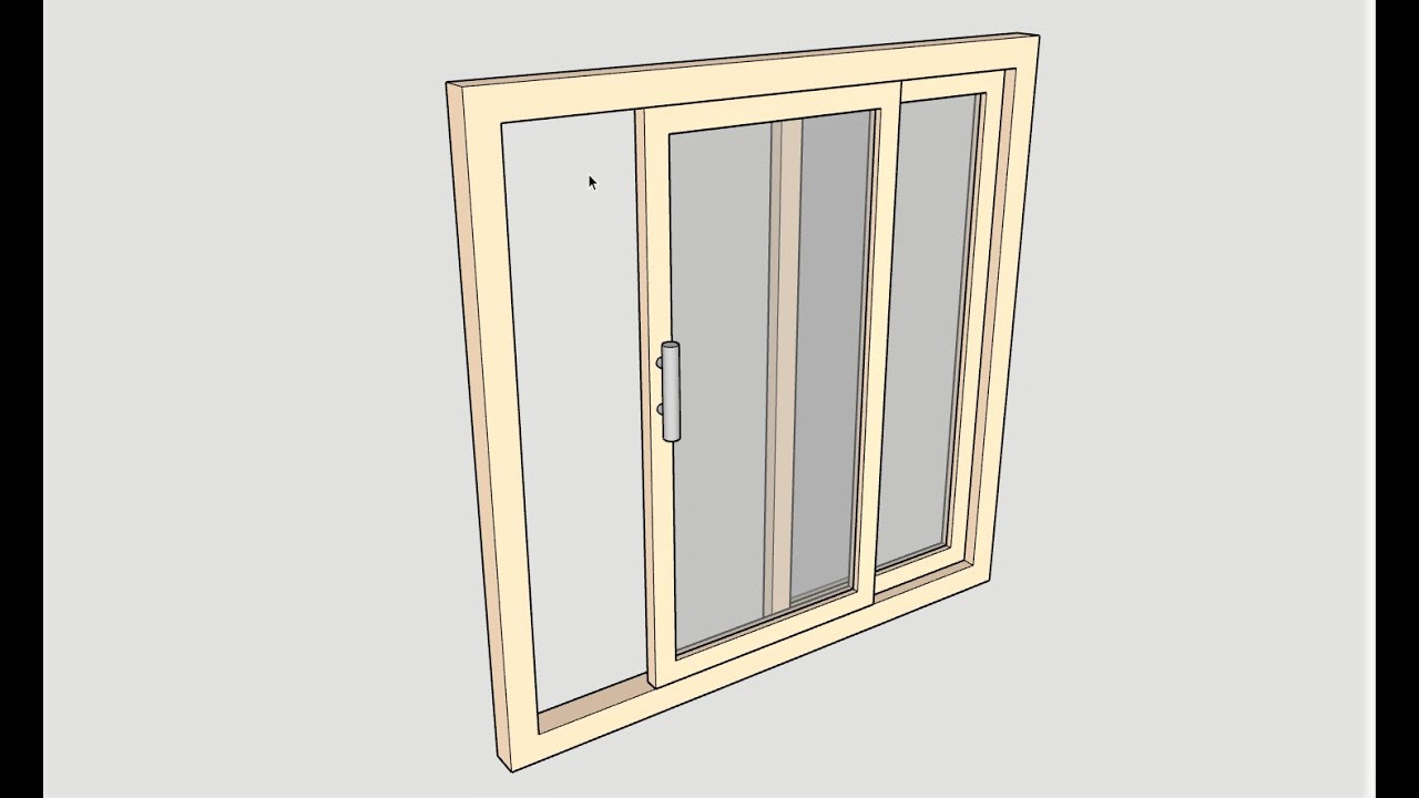 How To Make Sliding Door In SketchUp YouTube how-to-make-sliding-door-in-sketchup-youtube