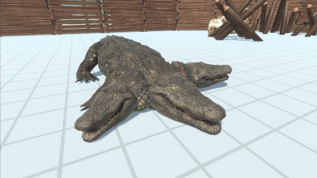 Three-headed Crocodile vs Strong Units - Animal Revolt Battle Simulator ...