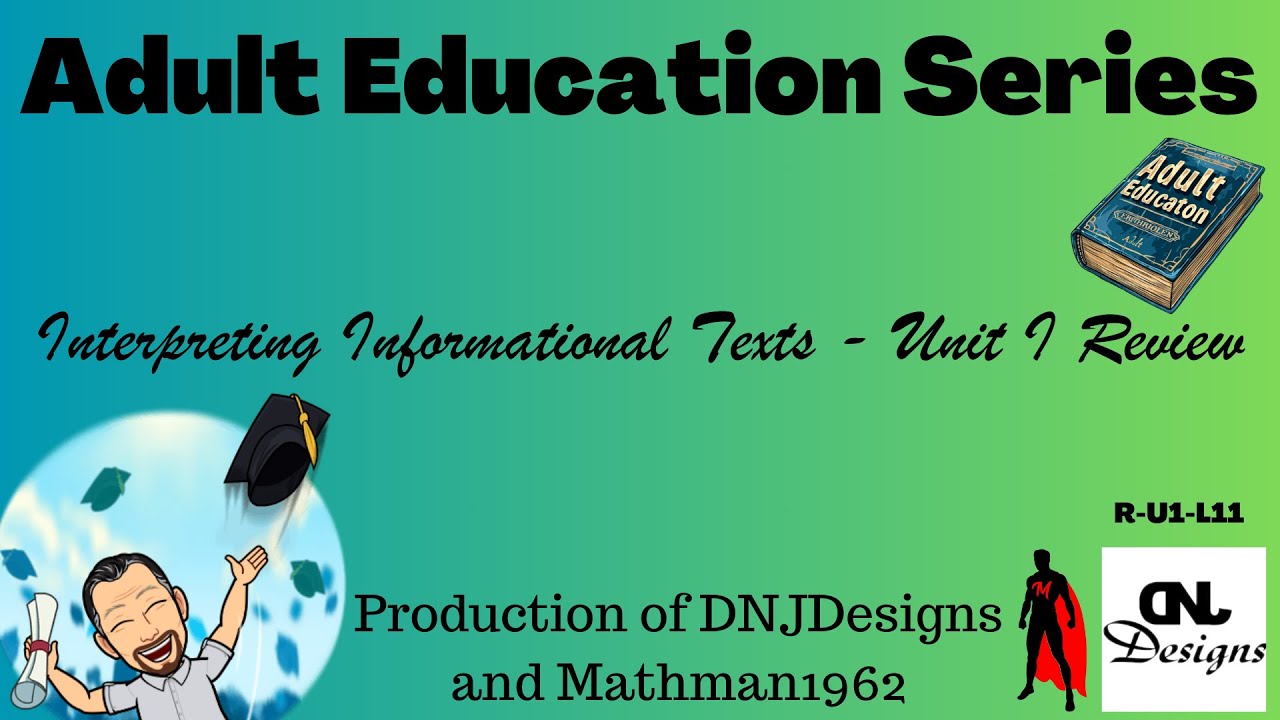 Interpreting Informational Texts Unit I Review - YouTube