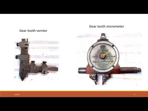 Metrology gear measurements 2 - YouTube