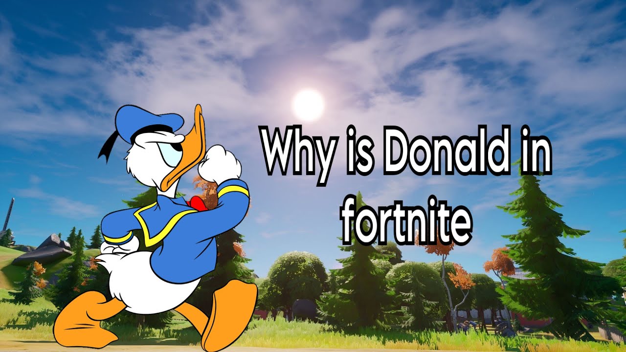 I met Donald duck in fortnite - YouTube