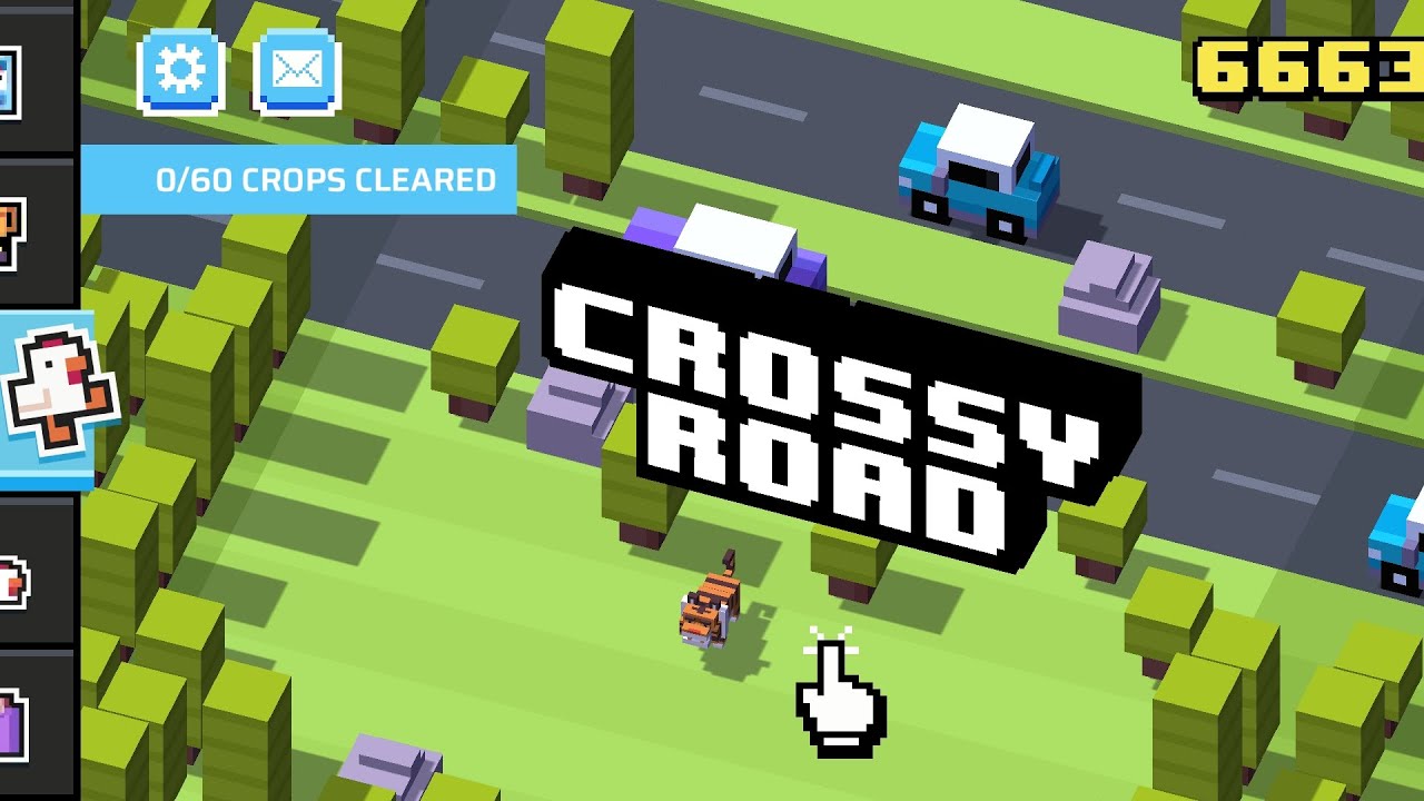 Crossy Road - Tiger (he is roaring in the woods) 🐅🐯 scary😟😨 - YouTube