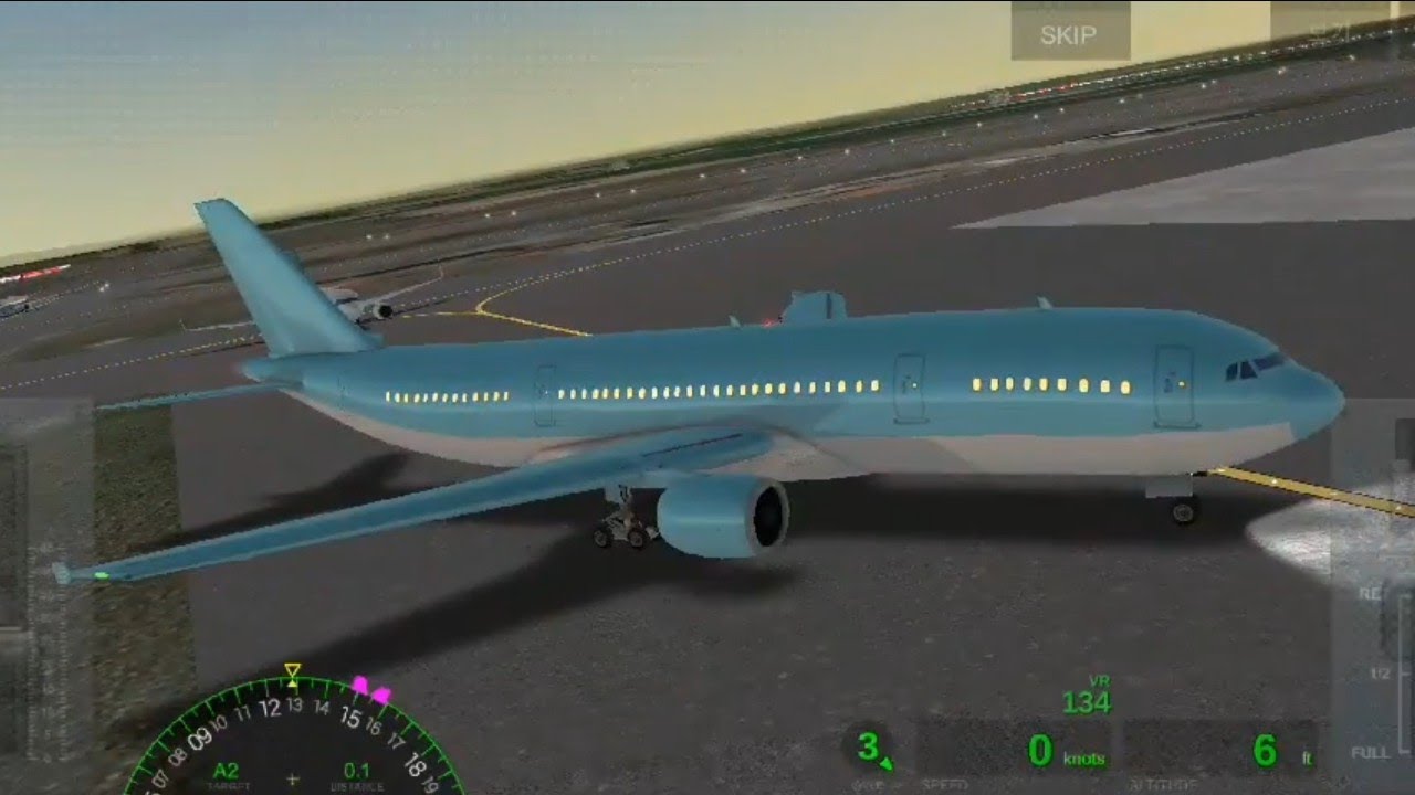 Airline Commander KOREAN AIR AIRBUS A300 take off - YouTube