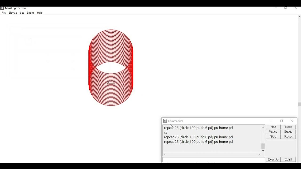 MSW Logo. How to make a cylinder pattern in MSW logo - YouTube