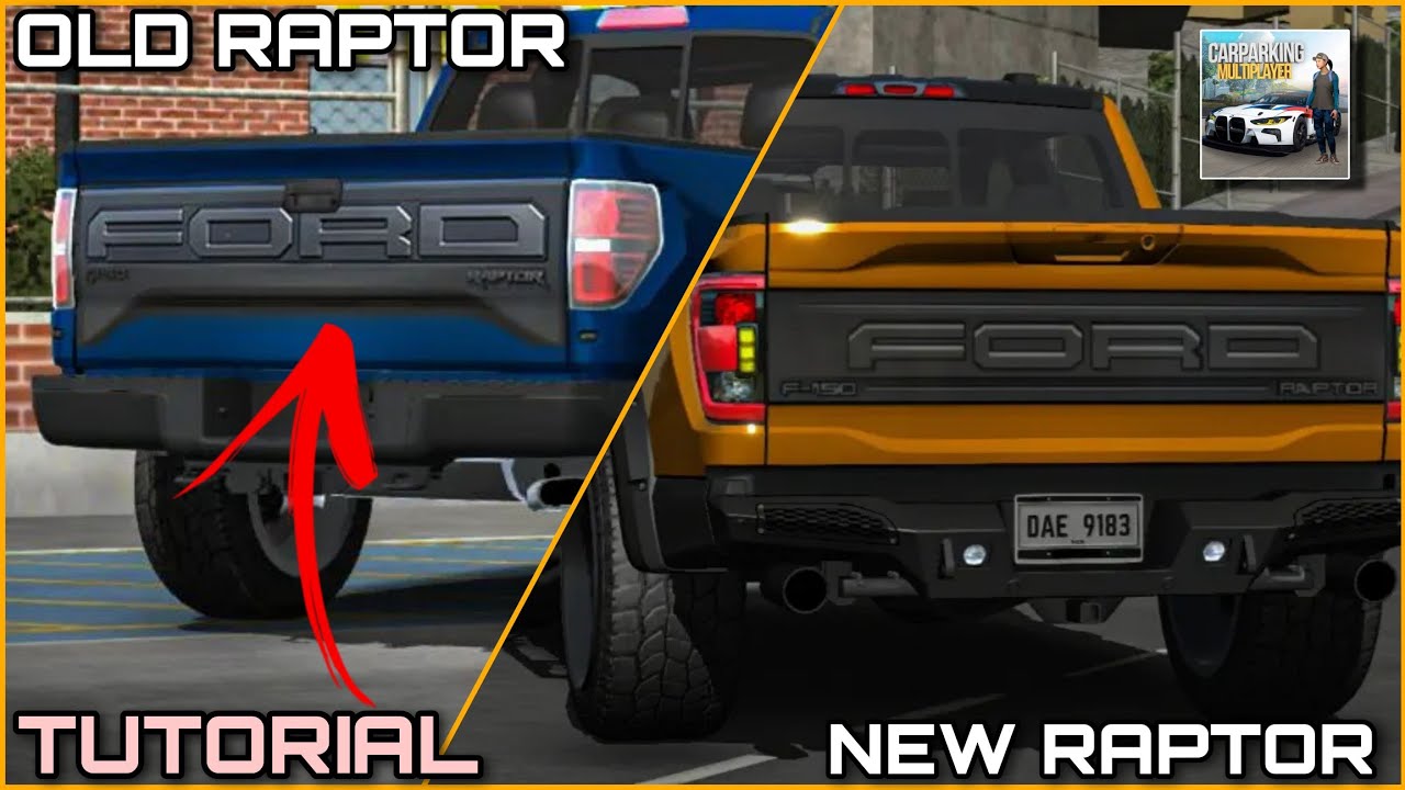 Old Ford Raptor F-150 Tailgate Applique Realistic Tutorial in Car ...