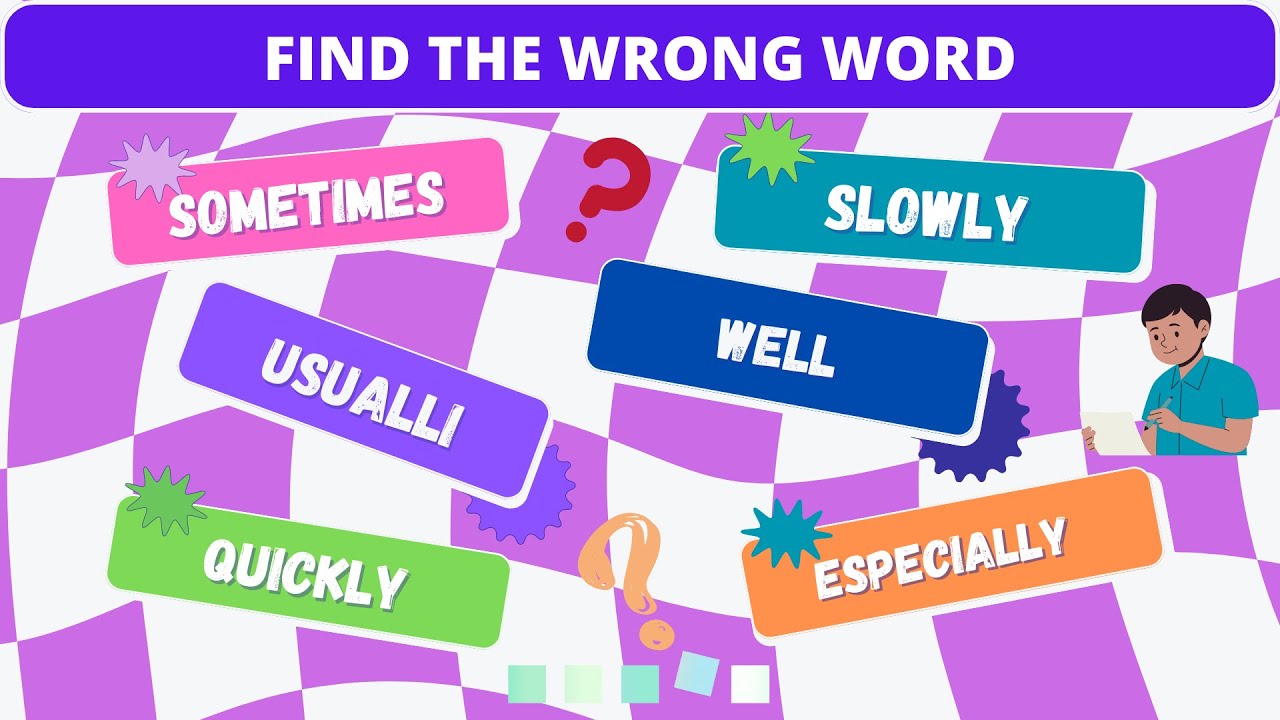 FIND THE WRONG WORD #3 #words #wrong - YouTube