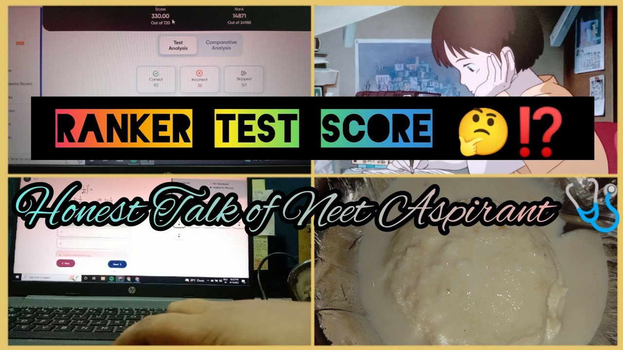 My Ranker Test Series Score* In #pw⁉️A Honest Talk Of A Neet Aspirant 🩺 ...