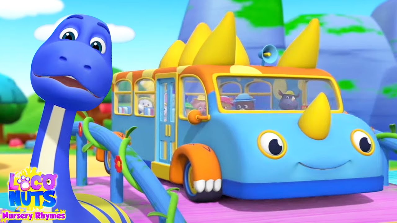 Wheels On The Bus: Dino Safari More Nursery Rhymes & Baby Songs - YouTube