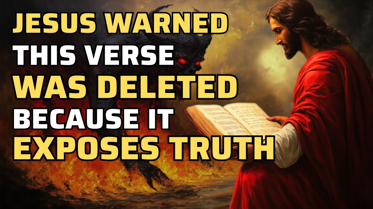 JESUS warned! This VERSE was DELETED because it EXPOSES who will BURN ...