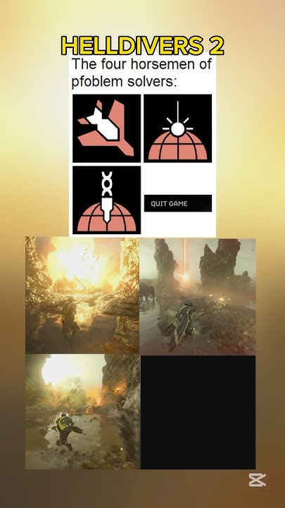 The Four Horsemen Of Problem Solvers In Helldivers 2 - YouTube