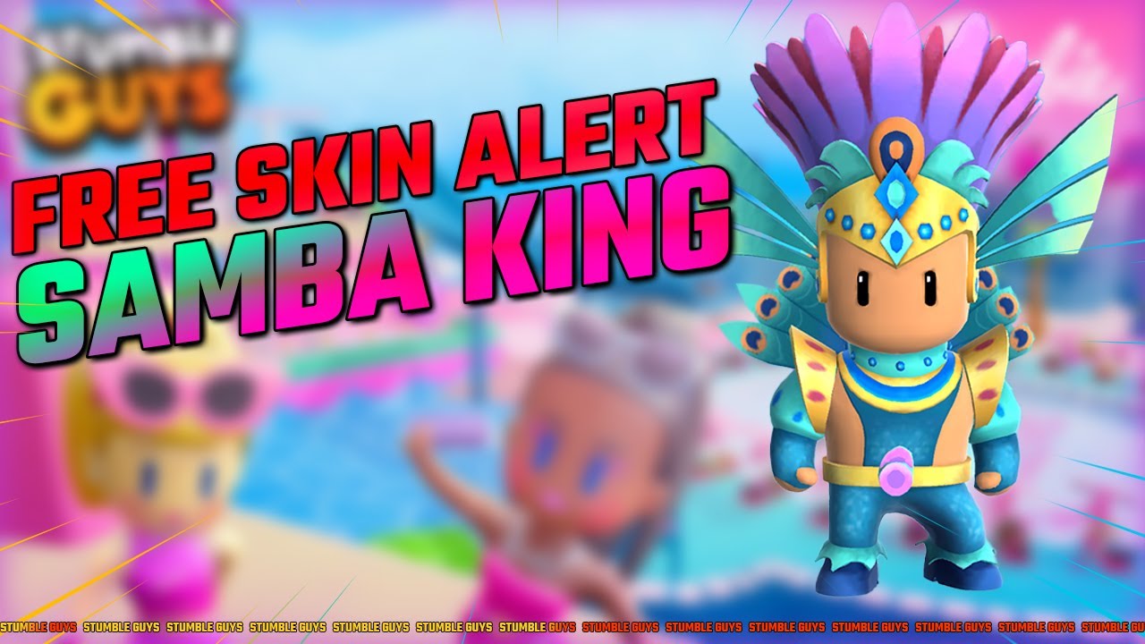 STUMBLE GUYS FREE SAMBA KING SKIN ALERT #shorts #stumbleguys # ...
