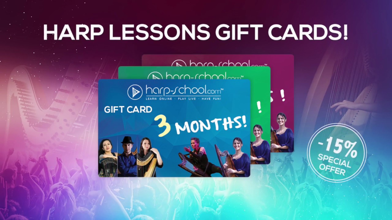 Offer Harp Lesson for a harpist, special gift - Video lesson Online ...