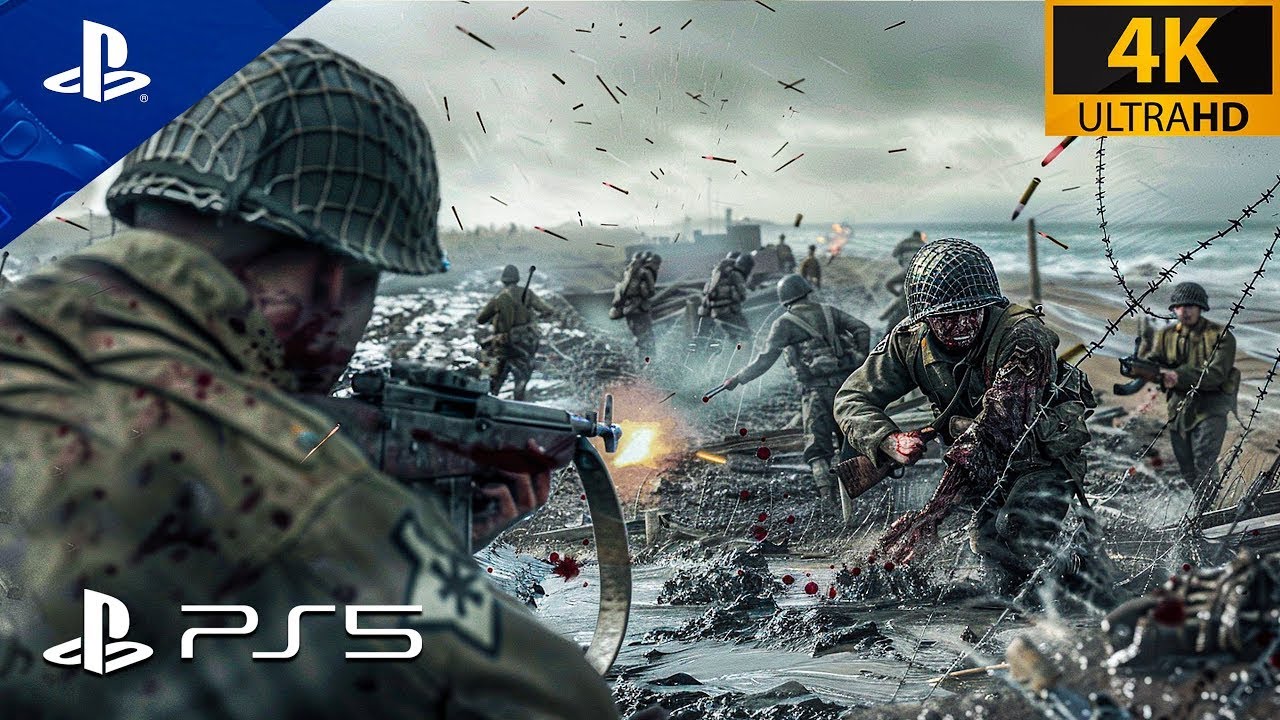 (PS5) Battle of Normandy |Call of Duty WWII - YouTube
