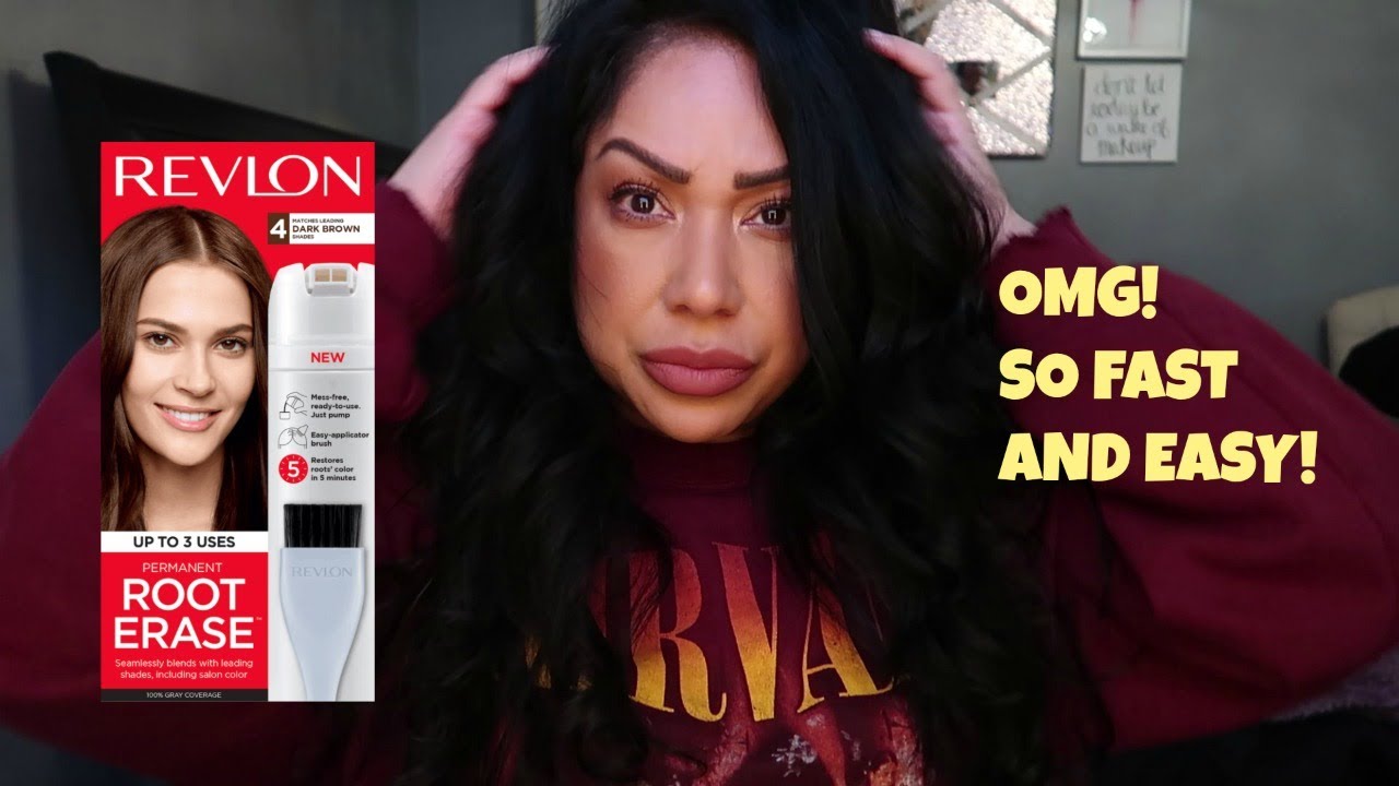 BEST QUARANTINE ROOT TOUCH UP | Revlon Root Erase - YouTube
