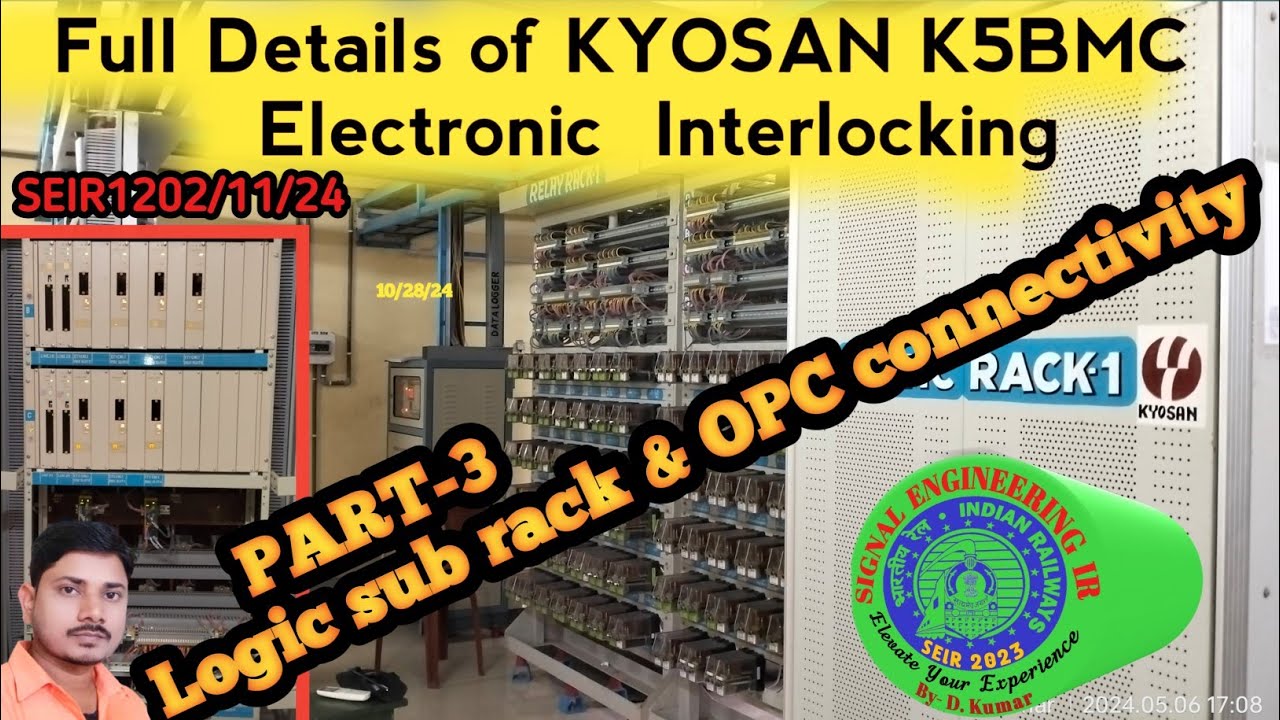 #kyosan /Logic sub rack to OPC connectivity/Part-3 - YouTube