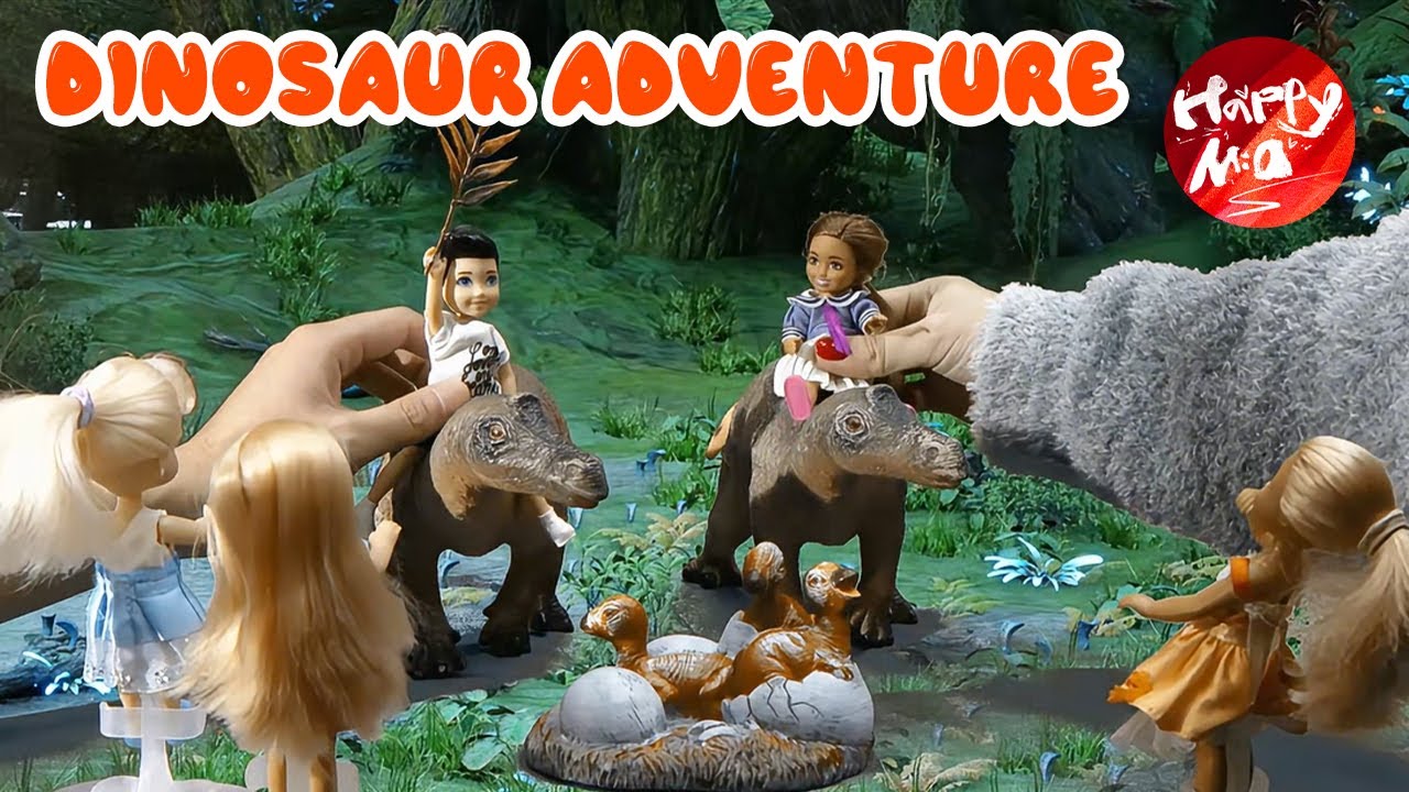 Dinosaur Adventure! Elsa and Friends' Fun Day in Dinosaur Park 🦖 EP45 ...