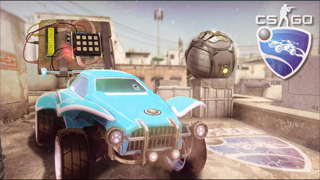 DUST 2 In ROCKET LEAGUE Is Absolutely Incredible!!! - YouTube