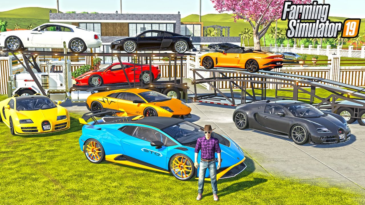 SOLD $50 MILLION SUPER CARS TO BILLIONAIRE | FARMING SIMULATOR 2019 ...